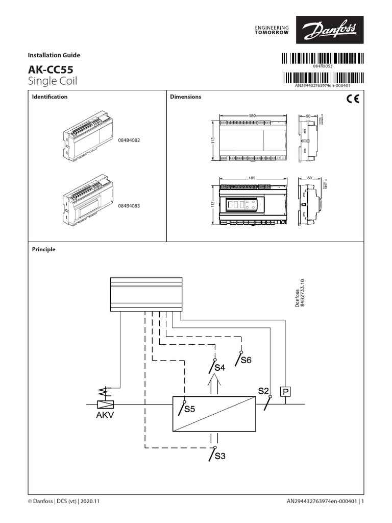Installationsvejledning AK CC55 | PDF | Vacuum Tube | Relay