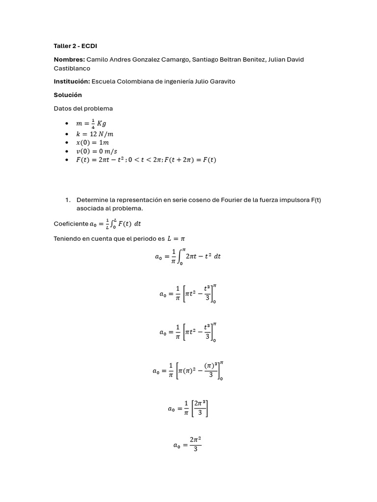 Taller 2 ECDI | PDF