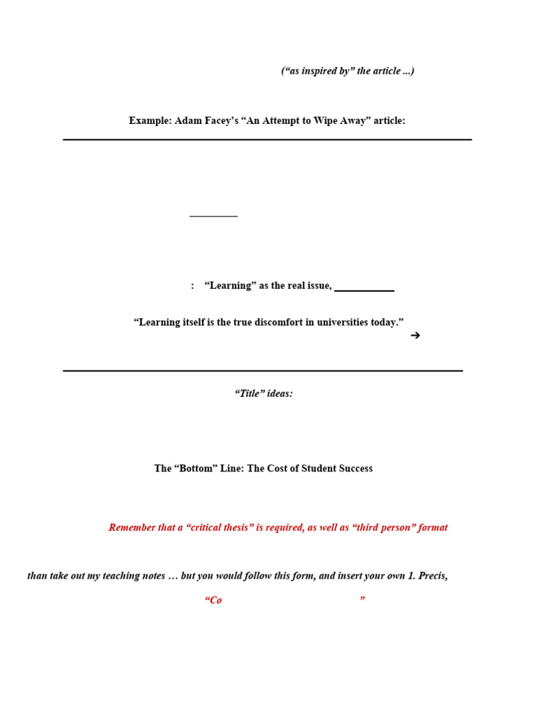 2.SAMPLE OUTLINE and ANNOTATIONS | PDF | Pedagogy | Citation