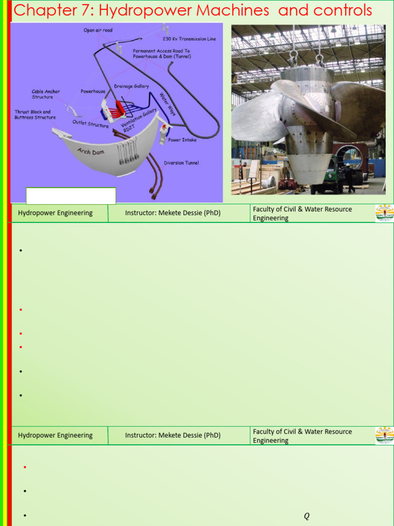 Chapter 7 Hydropower Machines and Controls | PDF | Turbine | Hydropower