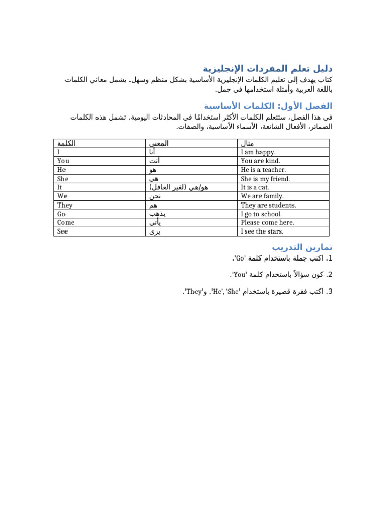 Final_Improved_English_Vocabulary_Sample_Arabic | PDF