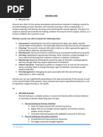 Wound Packing Procedure Guidelines | PDF | Wound | Clinical Medicine