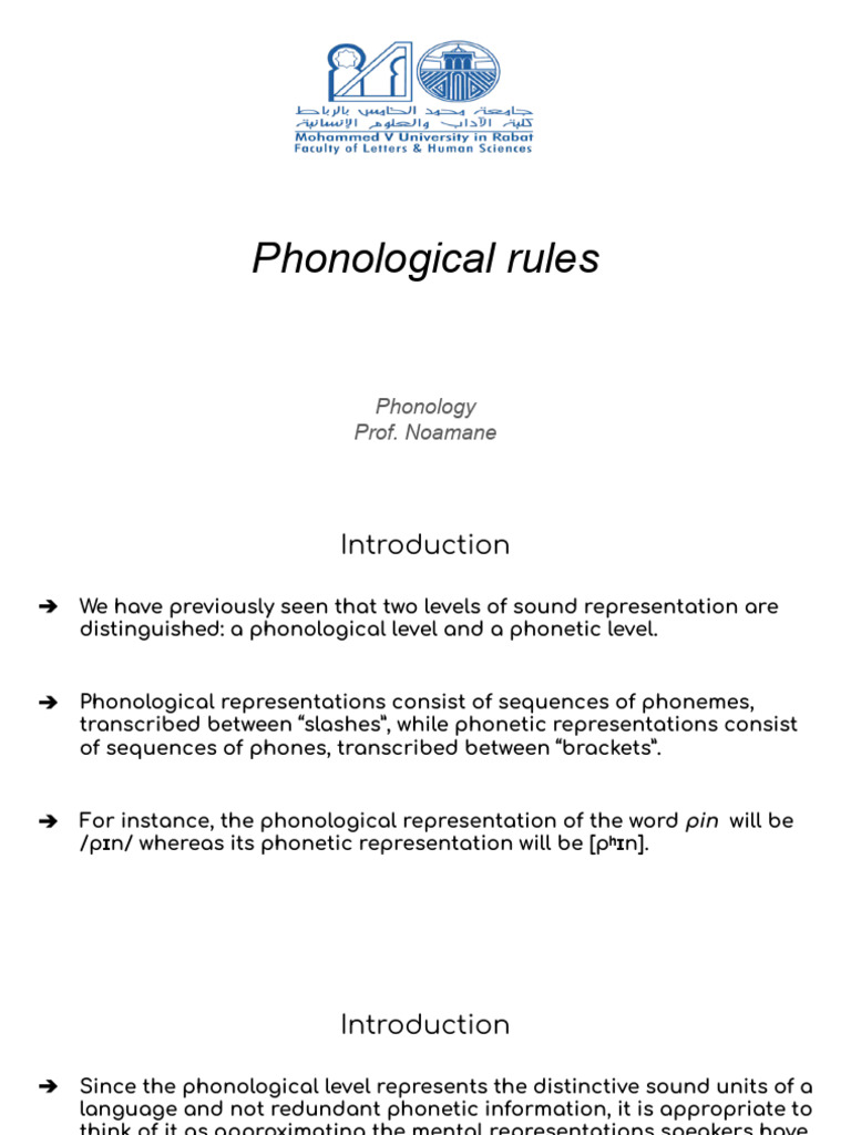 Phonological Rules | PDF | Phonology | Phoneme