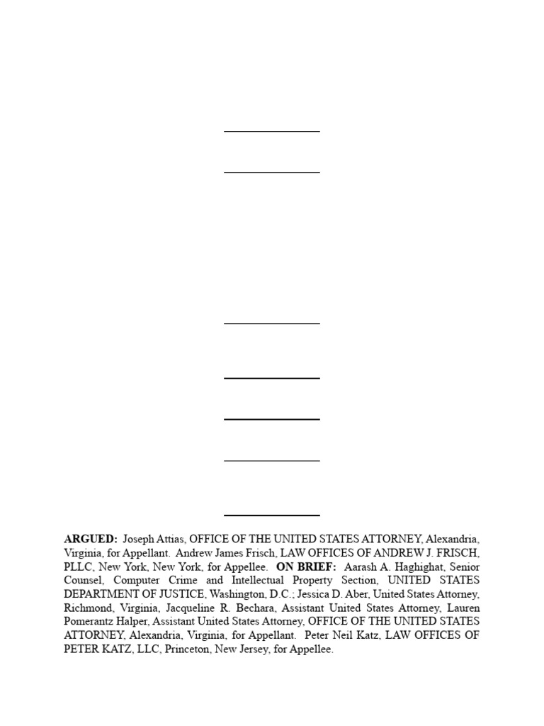 Conor Fitzpatrick Sentencing Appeal | PDF | United States V. Booker ...