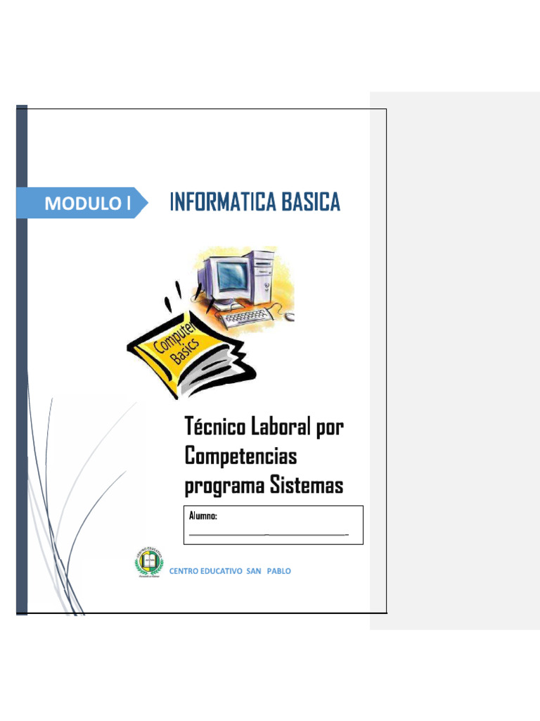MODULO I INFORMATICA BASICA | PDF