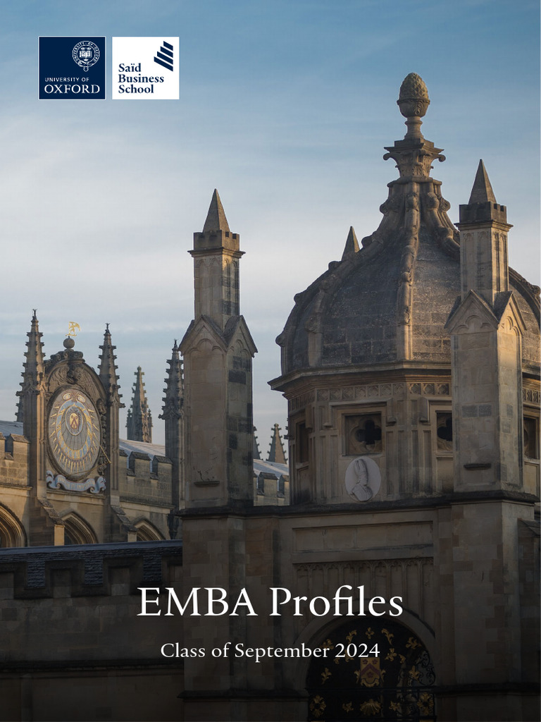 EMBA Profile Book S24 Final 11.11.24 | PDF | Startup Company | Small ...