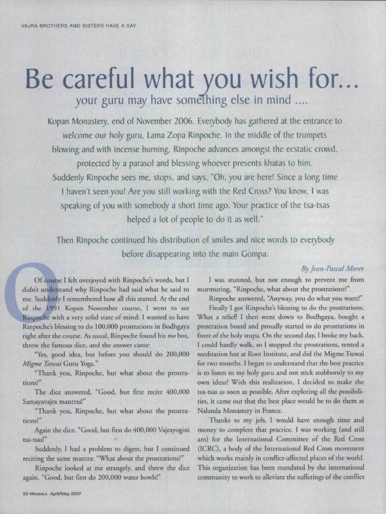 Be Careful What You Wish For | PDF | International Committee Of The Red ...