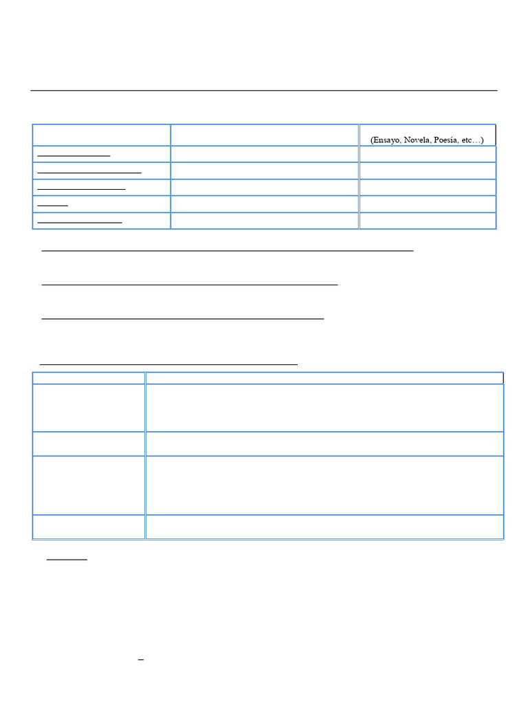Ex Lengua Ud 4 4º Eso 2025 | PDF