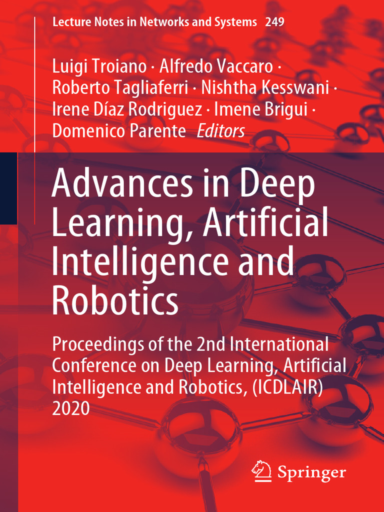 Advances in Deep Learning, Artificial Intelligence and Robotics (2022) | PDF | Sensitivity And ...