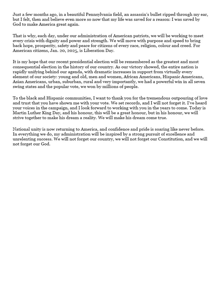 America's Path to Unity and Prosperity | PDF