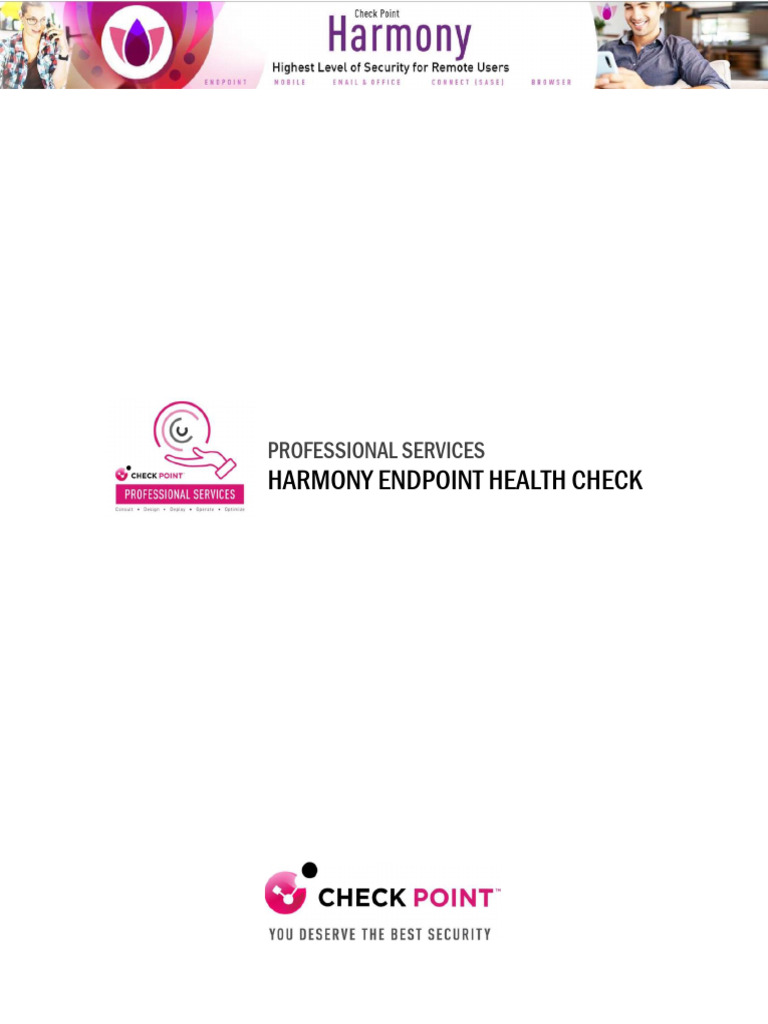 harmony-endpoint-healthcheck-datasheet | PDF | Server (Computing) | Computer Science