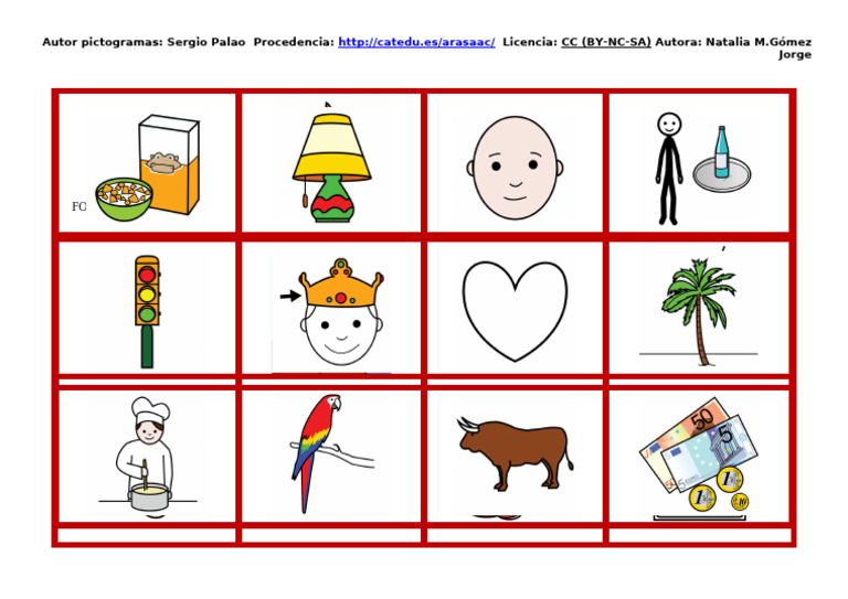 Fonema R: Pictogramas y Memoria | PDF