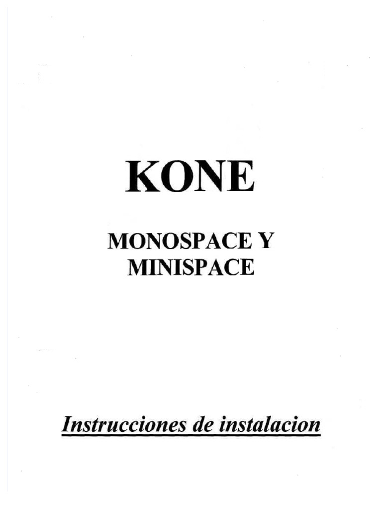 Kone Monospace | PDF