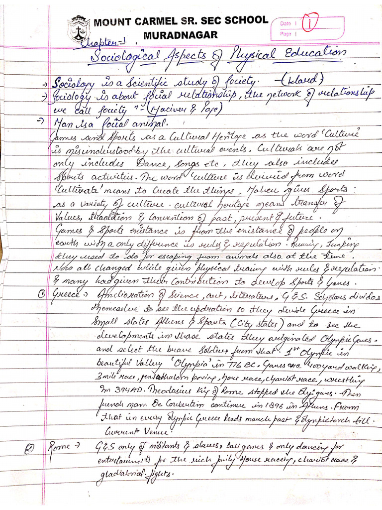 Hand Written Notes | PDF