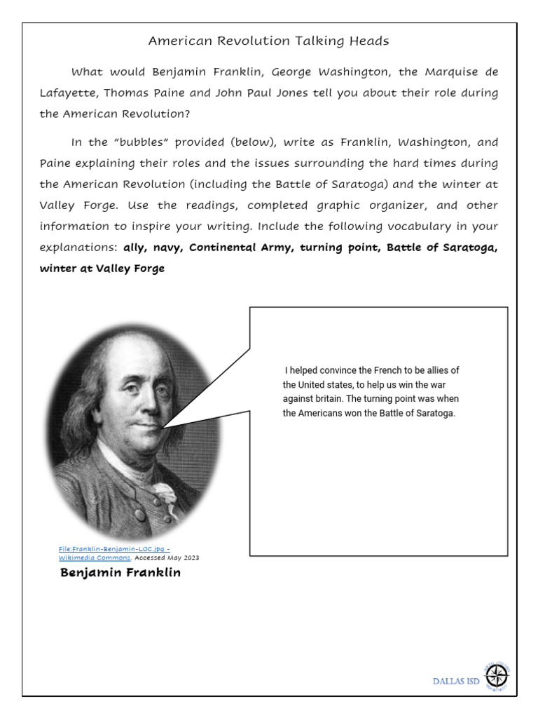 American Revolution Key Figures Explained | PDF | American Revolution ...
