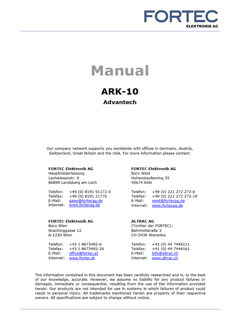 ARK-10_Manual_26_04_2016 | PDF | Bios | Usb