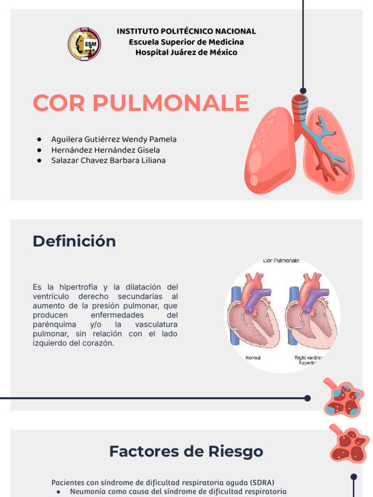 Cor Pulmonale | PDF | Medicina CLINICA | Especialidades Medicas