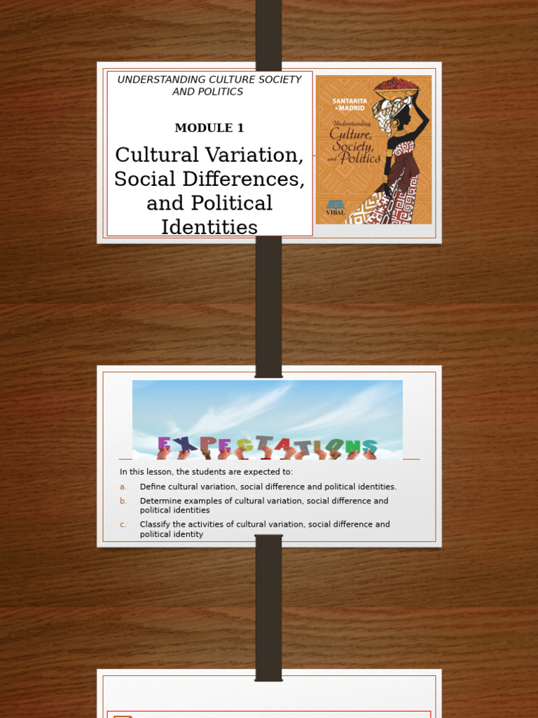 Cultural Variation and Political Identities | PDF | Science | Anthropology