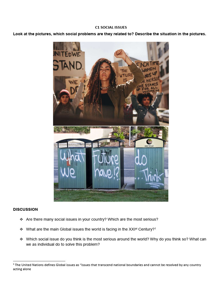 Social Issues - Where Do You Stand | PDF