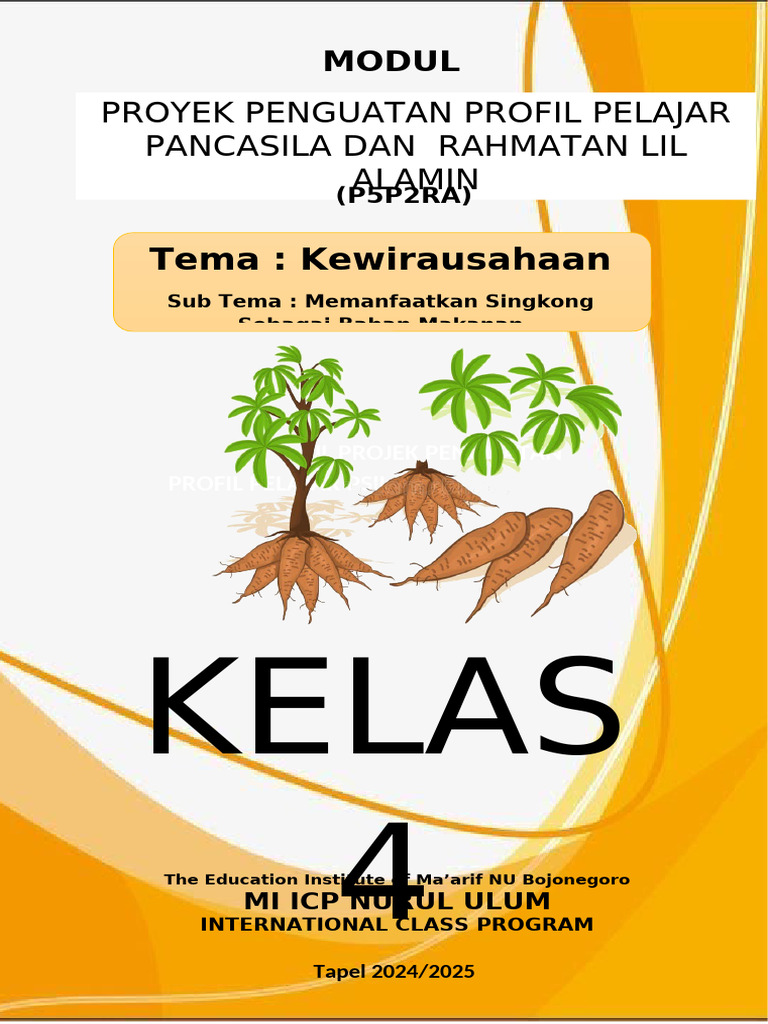 Contoh Modul P5RA - Kewirausahaan - 2024 | PDF