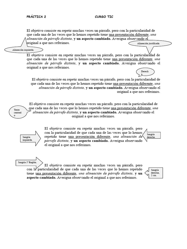 Formato de Párrafos en TIC | PDF