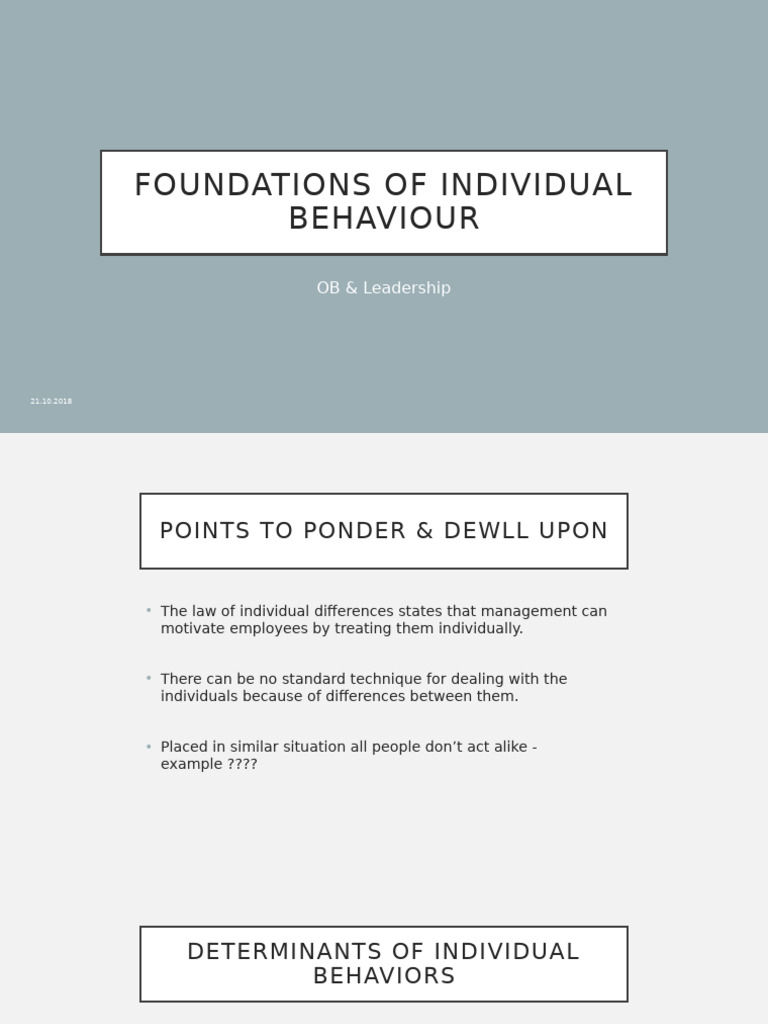 OB & Leadership 7 | PDF | Leadership | Psychology