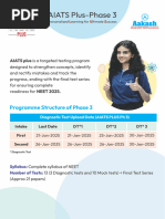 Aakash Test Schedule | PDF