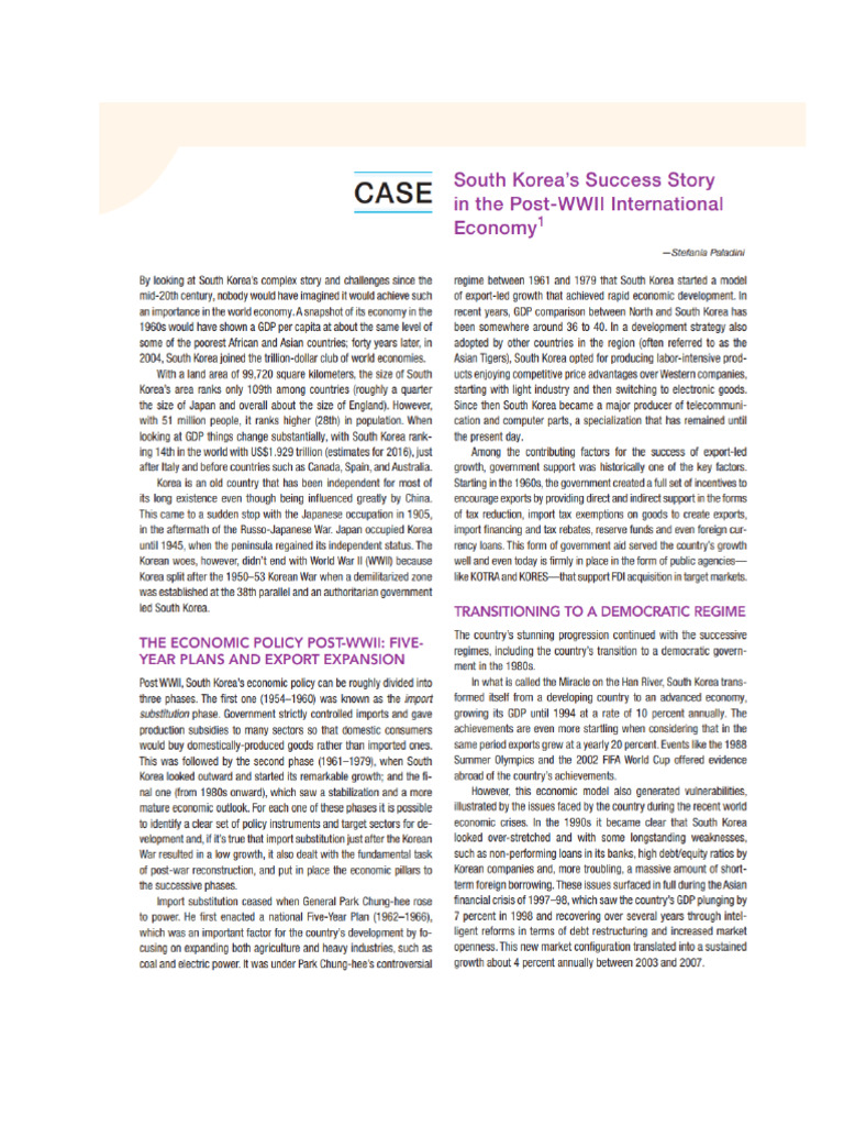 Case Study - Trade Policiesdocx | PDF