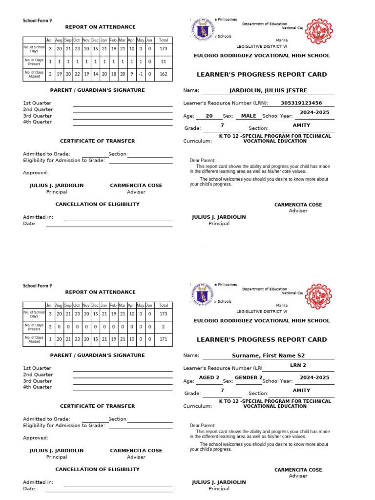 Card Slip | PDF | Metro Manila