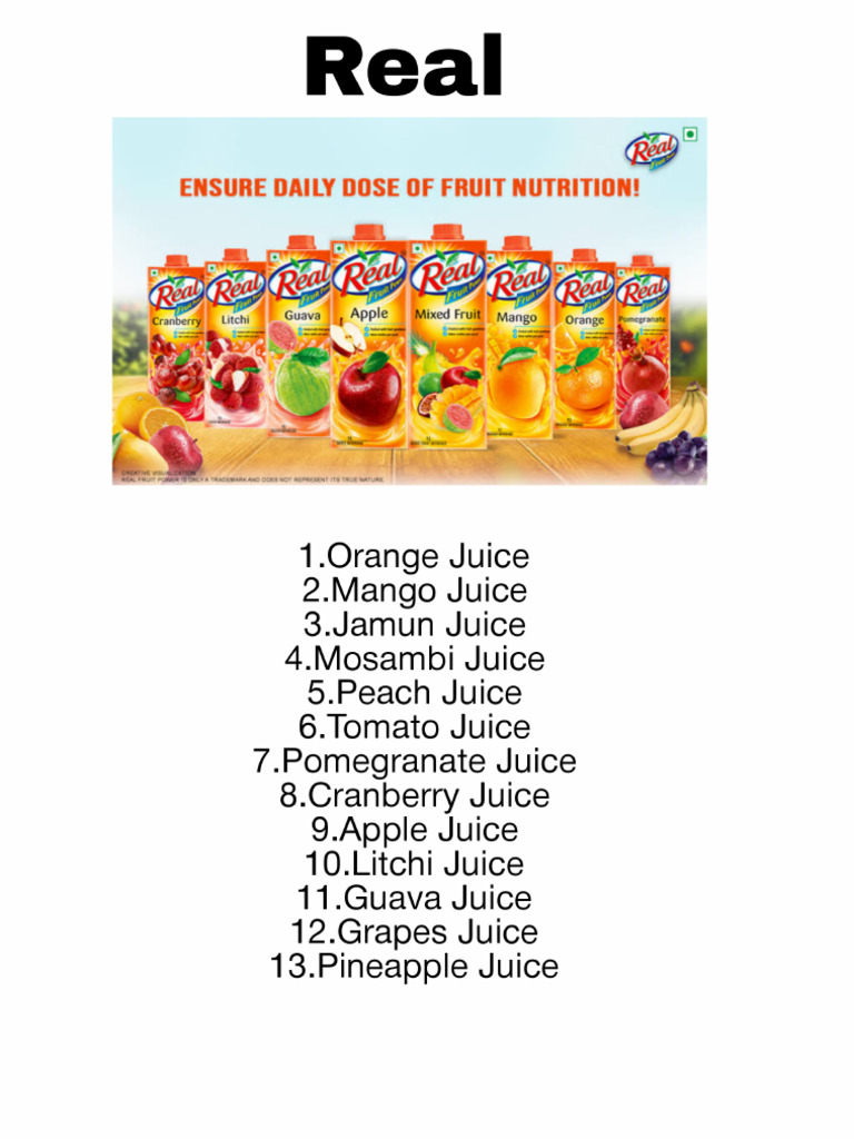 Real Juice PDF | PDF
