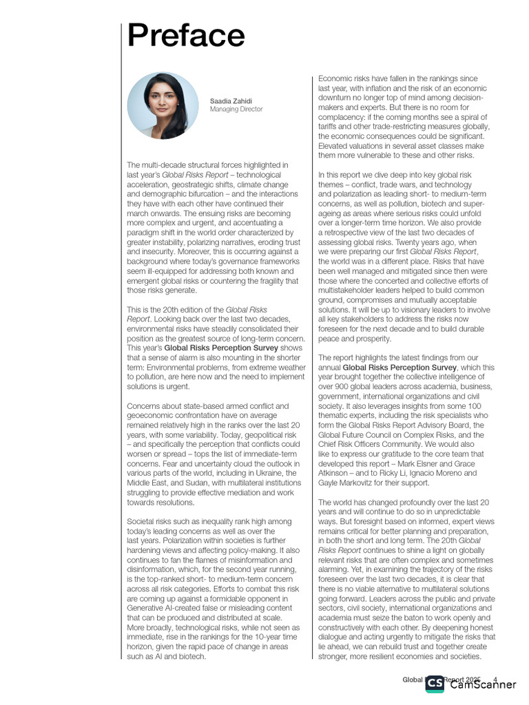 WEF - Global - Risks - Report - 2025-Part 1 | PDF | Risk | Economies