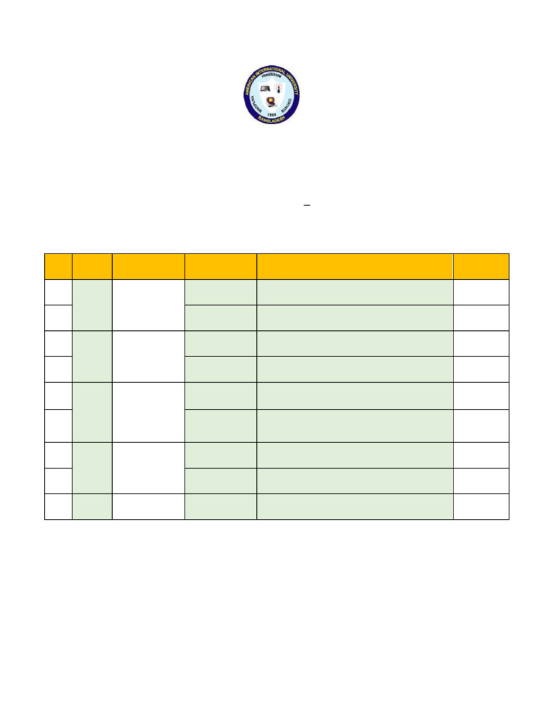 LLM Final Exam Schedule Fall 2024 | PDF