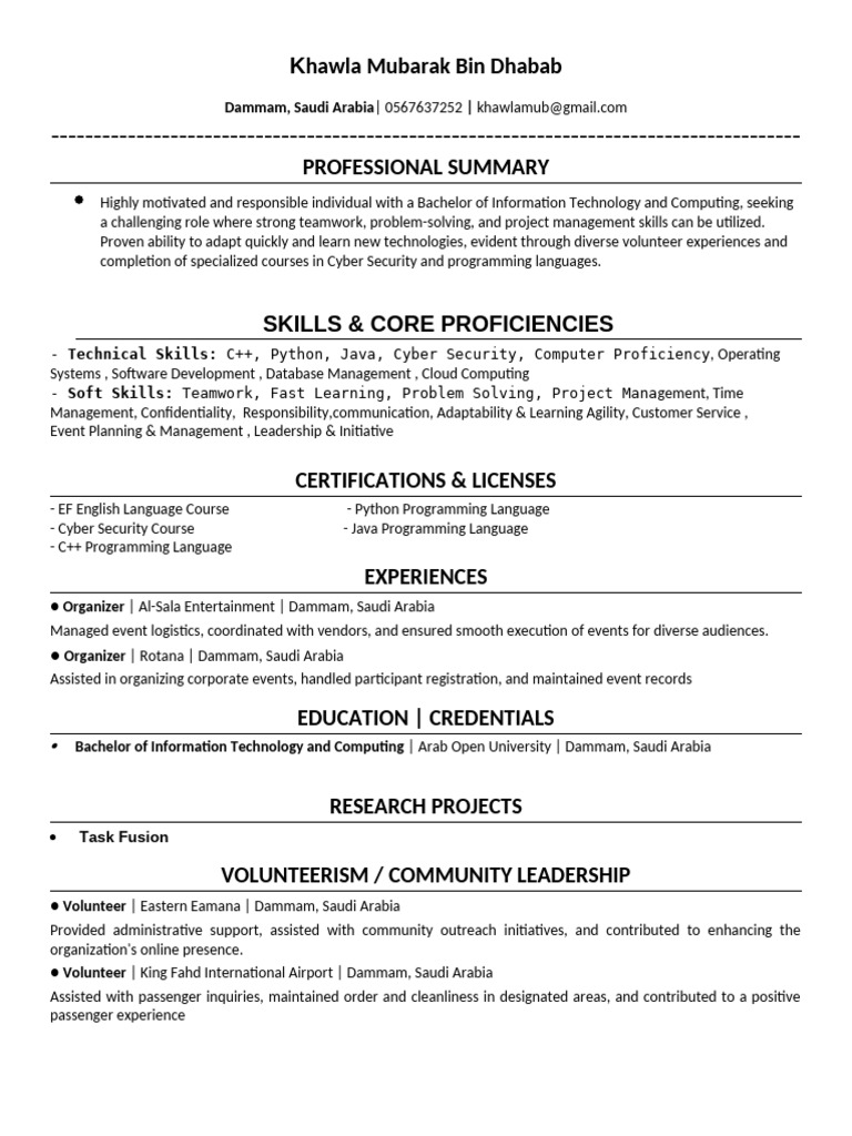 IT Professional Seeking New Role | PDF | Saudi Arabia | Computing