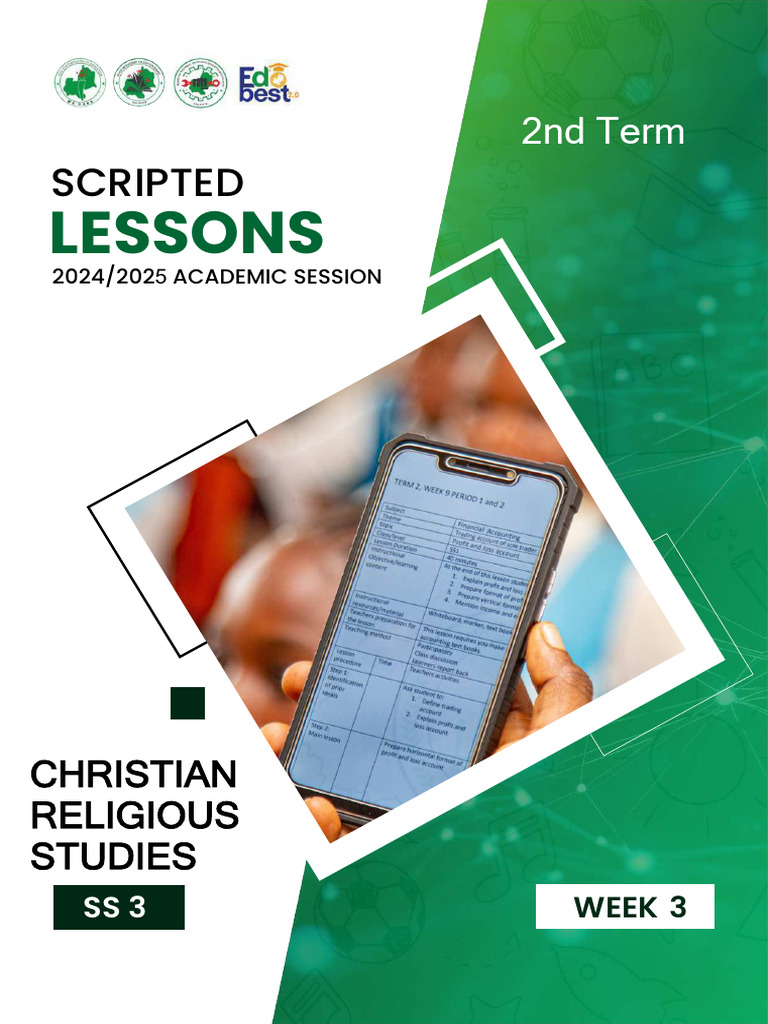 Christian Religious Studies SS3 2ND Term Week 3 | PDF | Jesus | Pentecost