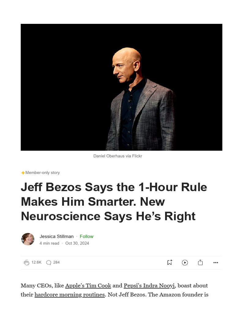 Jeff Bezos Says 1 | PDF