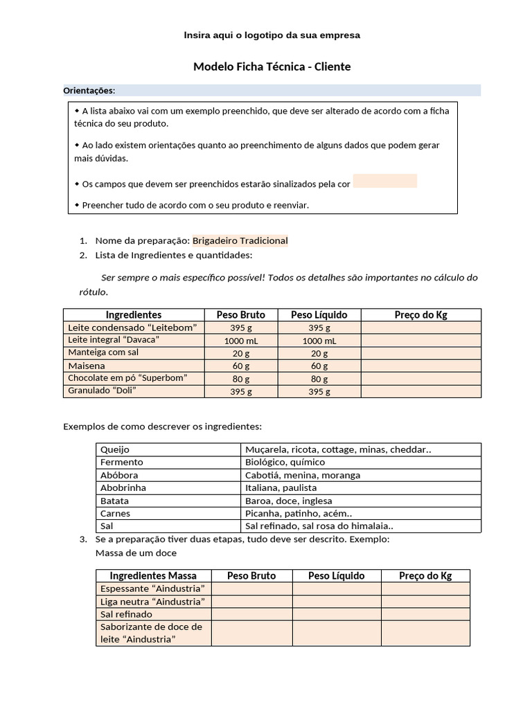2.2+M%F3dulo+FT+-+Exemplo+Formul%E1rio+de+coleta+informa%E7%F5es+para+ficha+t%E9cnica | PDF ...