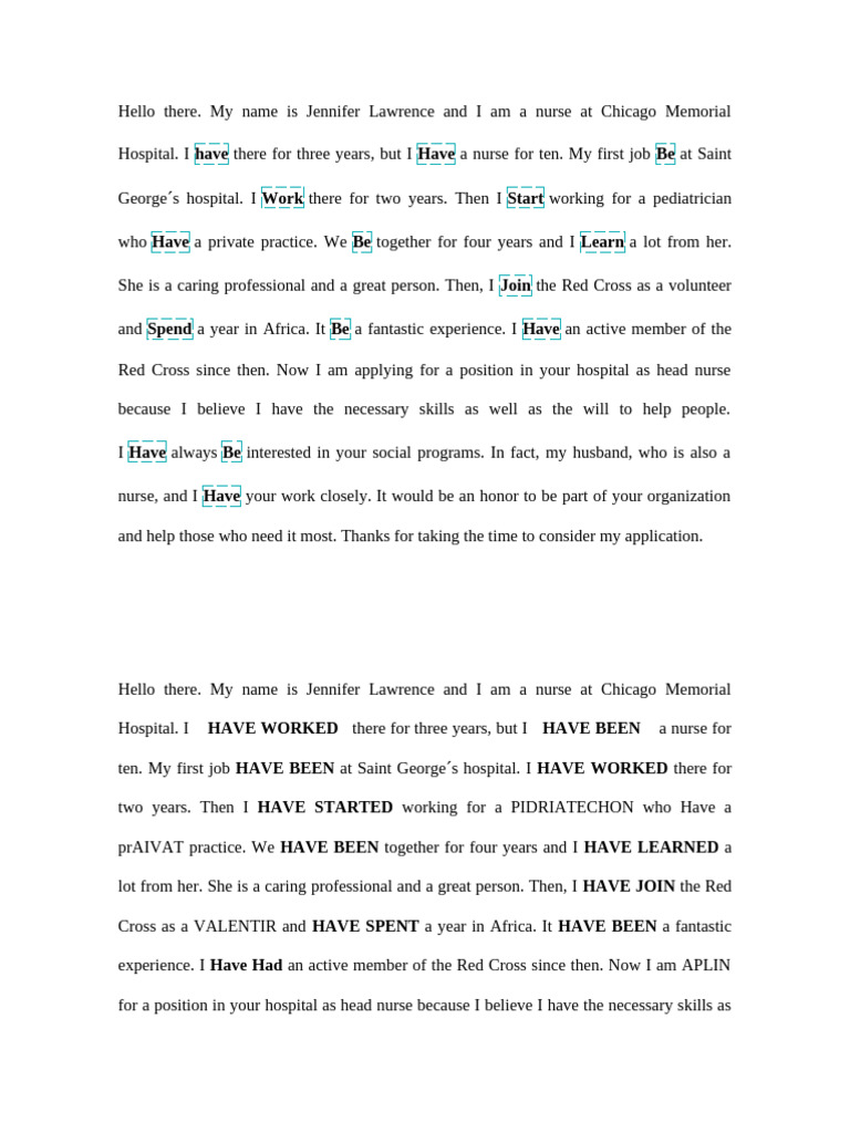 Hello there. | PDF | Nursing | Health Care