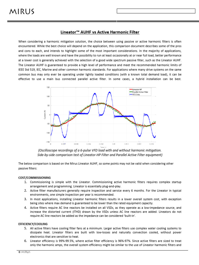 AUHF BC005 A1 Lineator AUHF Vs Active Filters | PDF | Resonance ...