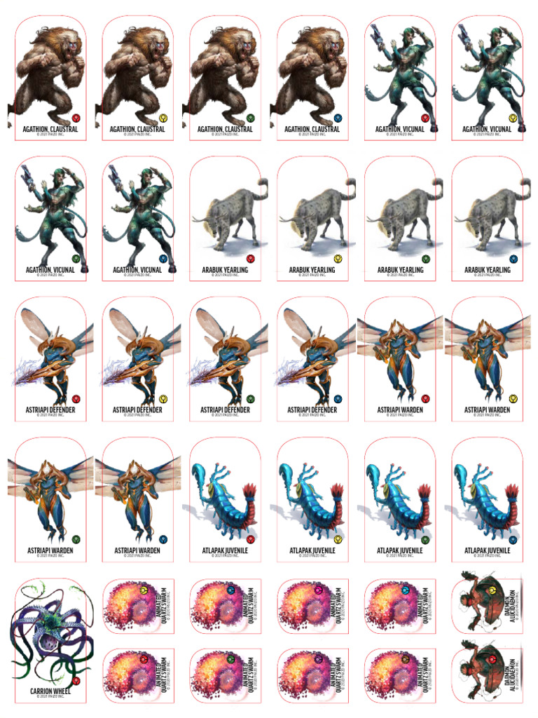 Starfinder Alien Archive 4 Pawn Collection 3 4 | PDF | Wizards Of The ...