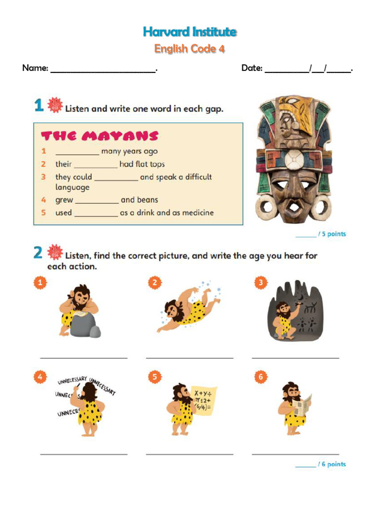 English Code 4 - U2 Exam | PDF