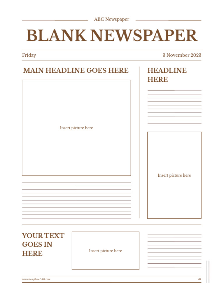 ABC Newspaper Template Overview | PDF