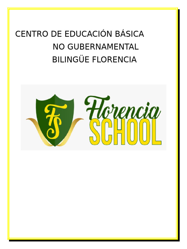 1 Logo Florencia School | PDF