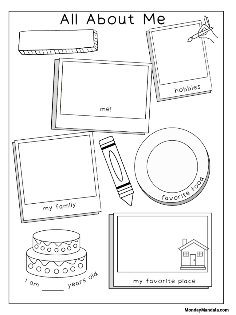 Elementary All About Me Printable Worksheet | PDF