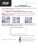 Composing A 4-Bar Rhythm - 1 | PDF