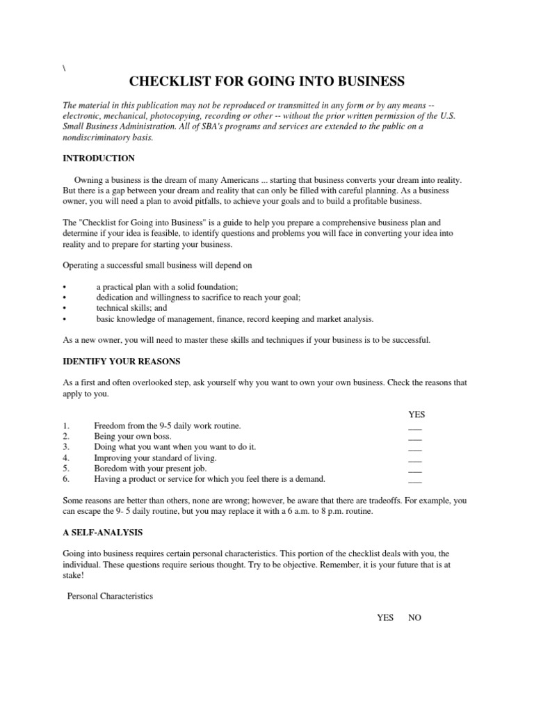 Business Startup Checklist Guide | PDF | Expense | Net Income