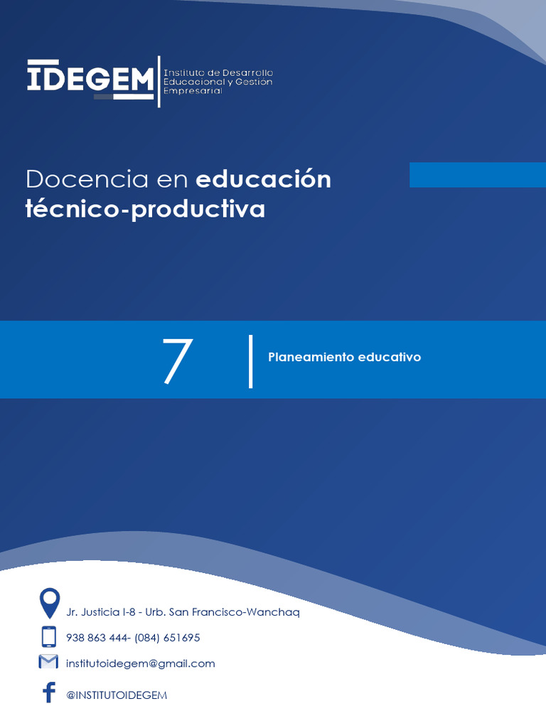 Modulo 7 Pdf Planificación Business