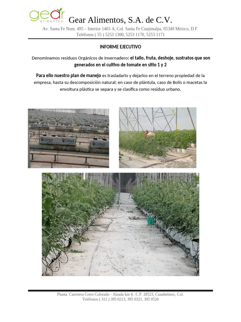 Manejo de Residuos Orgánicos en Cultivo | PDF