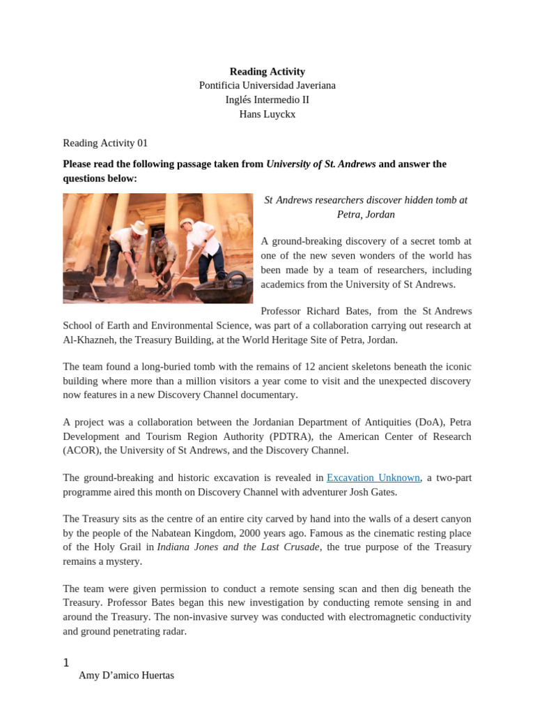 Hans - DIY Reading Activity | PDF