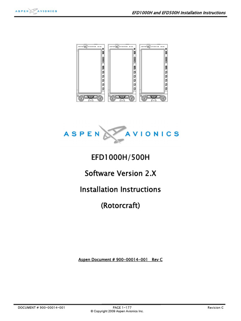 ASPEN Installation Instructions Manual Rotorcraft | PDF | Electrical ...
