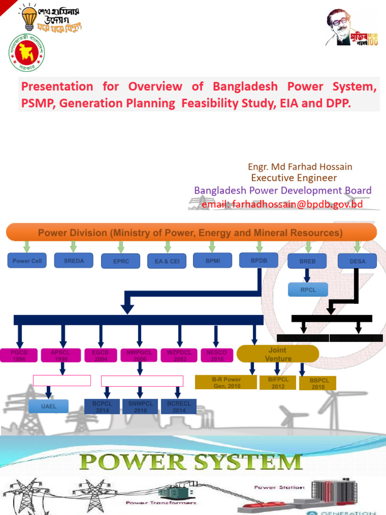 Bangladesh Power System Overview 2023 | PDF | Electrical Grid ...